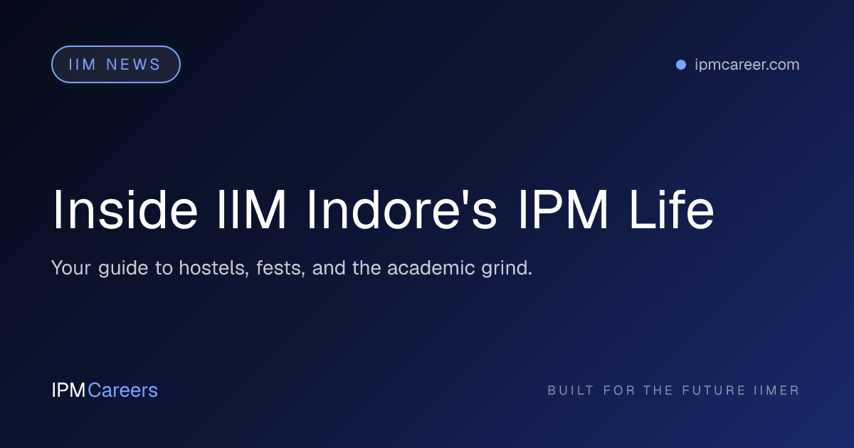 IIM Jammu IPM Admissions 2026: Cutoffs, Fees & Process